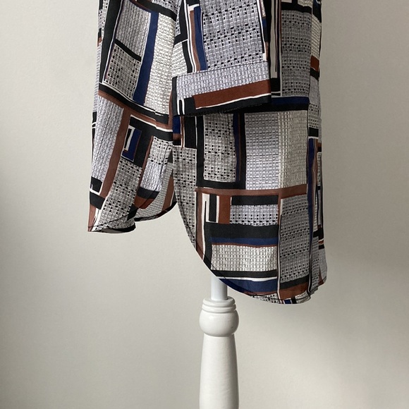 NIC+ZOE | Tops | Nic Zoe Falling Cube Blouse From Texas By Ciao | Poshmark